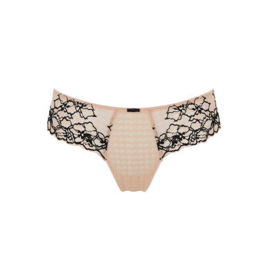 Panache Envy Thong - Sand/Black** - Innerware